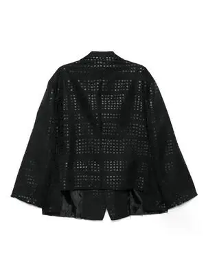 BLACK COMME DES GARÇONS Polka Dot-print Blazer