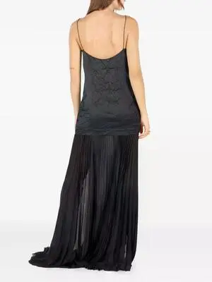 Roberto Cavalli Crinkle Maxi Dress