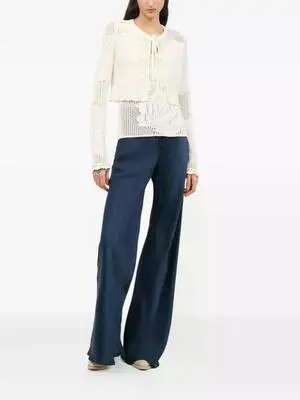 Roberto Cavalli Cropped Knitted Cardigan