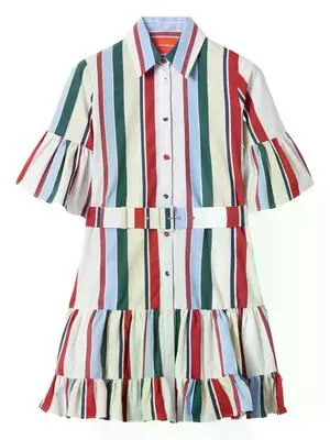 La DoubleJ Choux Shirt Dress - White