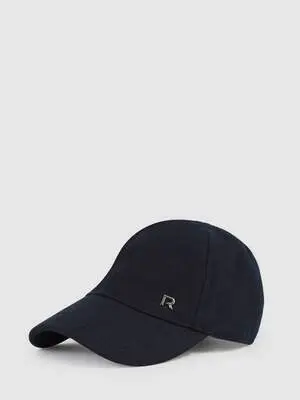 REISS Reiss Logan Wool-Blend Cap Navy/black Oxy