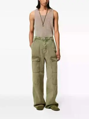 Ami Wide-leg Cargo Jeans - Neutrals