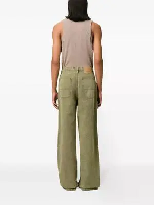 Ami Wide-leg Cargo Jeans - Neutrals