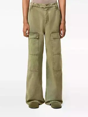Ami Wide-leg Cargo Jeans - Neutrals
