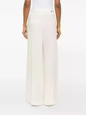 Blumarine Gabardine Trousers - Neutrals