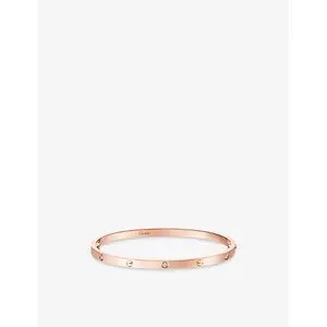 CARTIER Love Small 18ct Rose-gold And Diamond Bracelet - Rose Gold