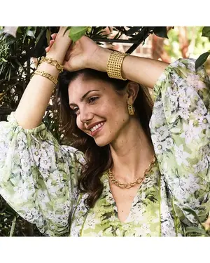 CAPUCINE DE WULF Bangkok Link Necklace