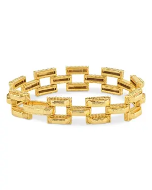 CAPUCINE DE WULF Pathway Petite Link Flex Bracelet - Gold