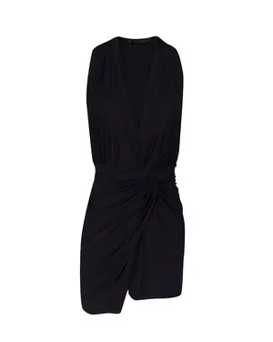 VIX PAULA HERMANNY Karina Mini Dress Swim Cover-up - Black