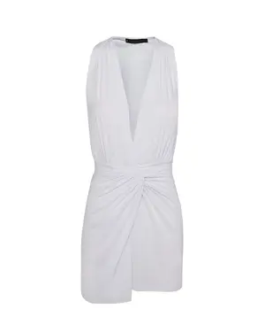 VIX PAULA HERMANNY Karina Mini Dress Swim Cover-up - White