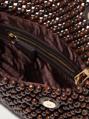 Staud Timmy Beaded Shoulder Bag