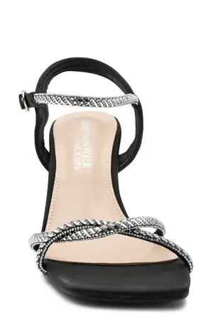 TOUCH UPS Sunny Ankle Strap Sandal - Black