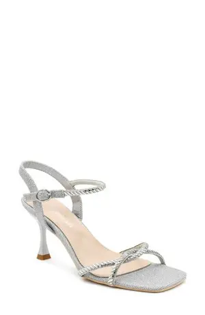 TOUCH UPS Sunny Ankle Strap Sandal Silver