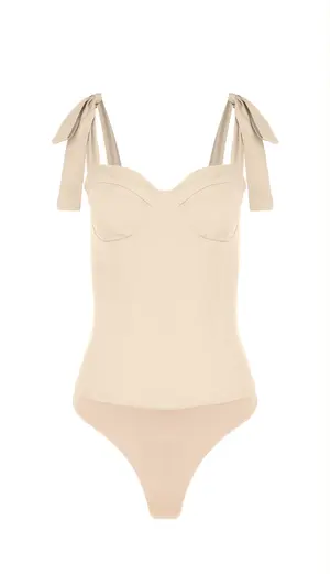 PRIME OF LIME Victoria Bodysuit - Ivory