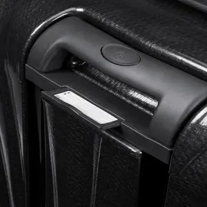 SAMSONITE C-lite Hardside Checked Spinner Luggage - Black