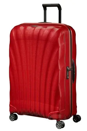 SAMSONITE Samsonite C-Lite Hardside Large Checked Spinner Luggage Chili Red