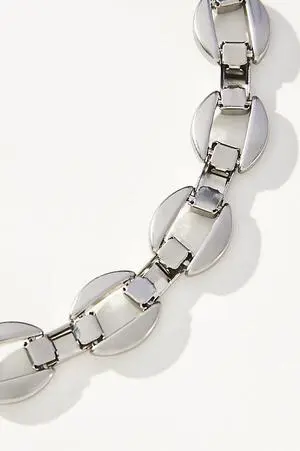 Anthropologie Chunky Pop Tab Necklace