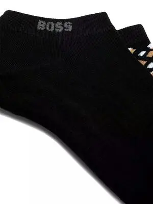 BOSS Intarsia-logo Knitted Socks Pack