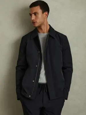 REISS Cologne Elasticated Harrington Jacket