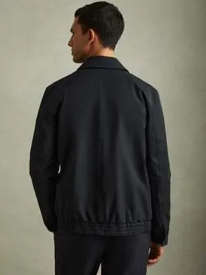 REISS Cologne Elasticated Harrington Jacket