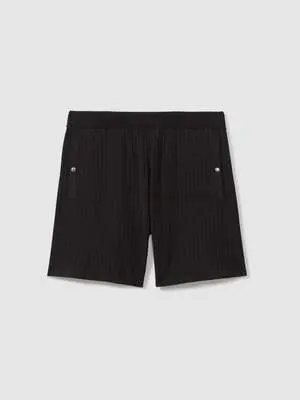 REISS Etienne Ribbed Shorts