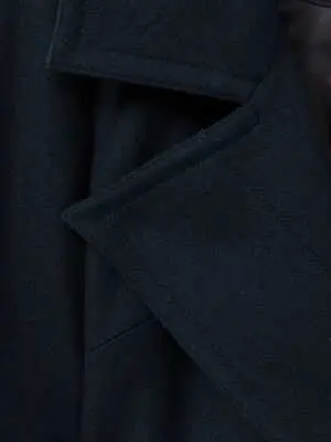REISS Rae Petite Wool-blend Double-breasted Coat With Cashmere
