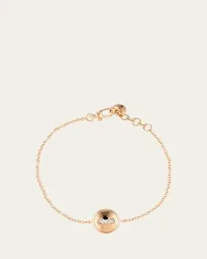 Pomellato Pom Pom Dot Diamond, And Turquoise Chain Bracelet - Noclr