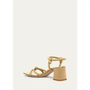 GIANVITO ROSSI Leather Knot Sandals