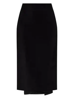 Jacquemus Draped Midi Skirt