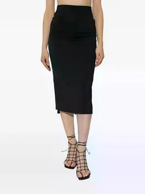 Jacquemus Draped Midi Skirt