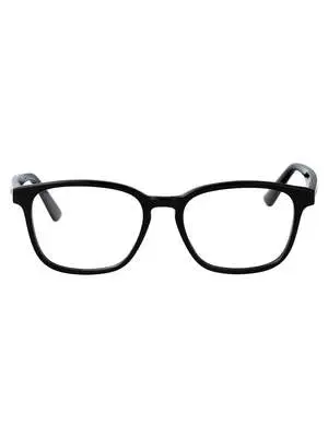Alexander McQueen Optical Frames 001 Black Black Transparent