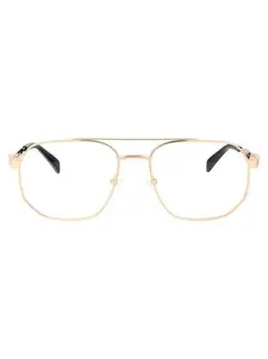 Alexander McQueen Optical Frames 002 Gold Gold Transparent