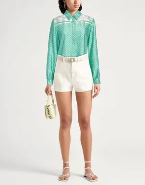 Liu Jo Satin Geometric Print Shirt
