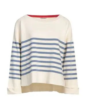 Woolrich Striped Cotton Sweater - Cream