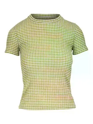 Vince Gingham T-shirt - Green