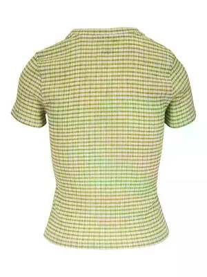 Vince Gingham T-shirt - Green