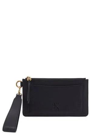 Hobo Hart Leather Wristlet - Black