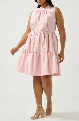 ESTELLE Rhodes Tiered Cotton Dress