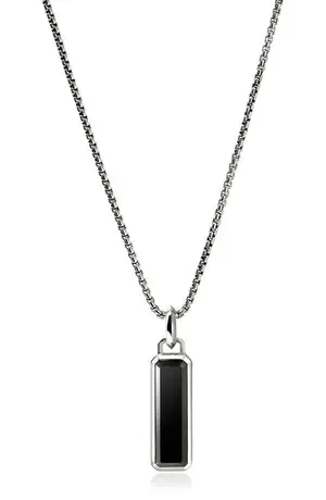 John Hardy John Hardy Sterling Silver Modern Talismans Pendant Silver/black