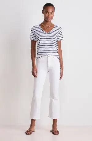 Vineyard Vines Kick Flare Jeans - White