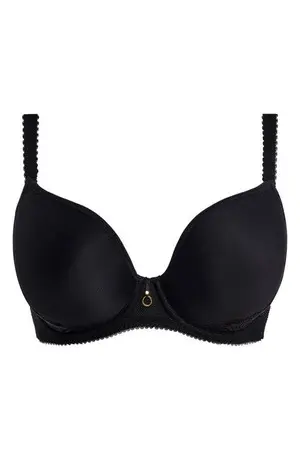 Freya Fascinate Underwire Plunge T-shirt Bra - Black