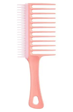 TANGLE TEEZER Wide Tooth Dual Sided Comb Peach
