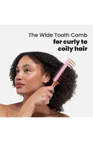 TANGLE TEEZER Wide Tooth Dual Sided Comb - Peach