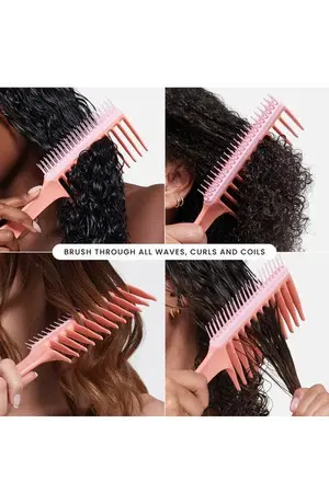 TANGLE TEEZER Wide Tooth Dual Sided Comb - Peach