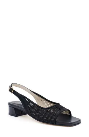 AMALFI BY RANGONI Baroanda Slingback Sandal - Black Long Beach