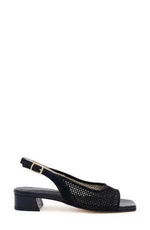 AMALFI BY RANGONI Baroanda Slingback Sandal - Black Long Beach