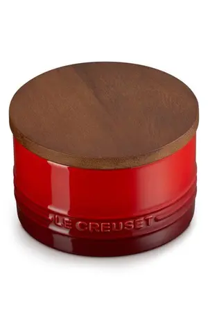 LE CREUSET Signature Stoneware 16-ounce Storage Canister - Cerise