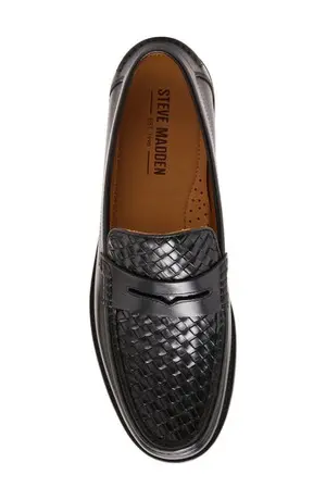 Steve Madden Aryton Woven Penny Loafer