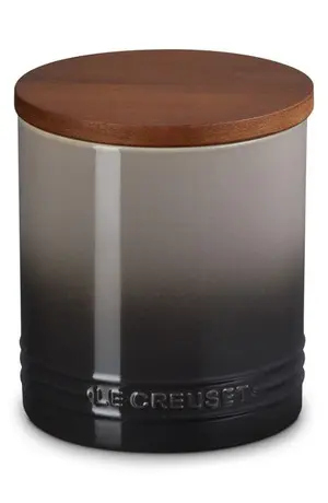 LE CREUSET Signature Stoneware 1.2-quart Storage Canister Oyster