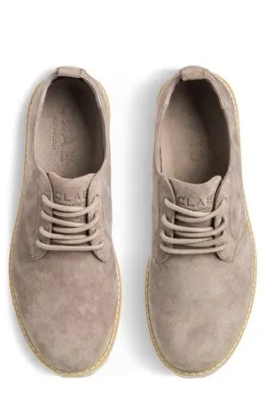 Clae Logan Lugged Derby - Cashmere Suede